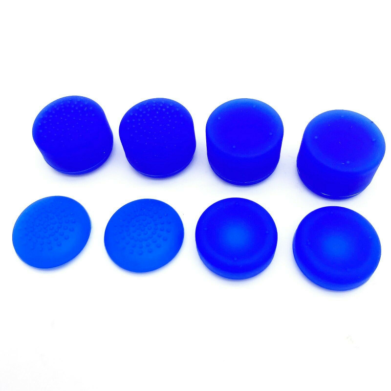 (BLUE) 8 PACK ThumbStick Cover Joystick Grip Caps Extenders For PS4 ...