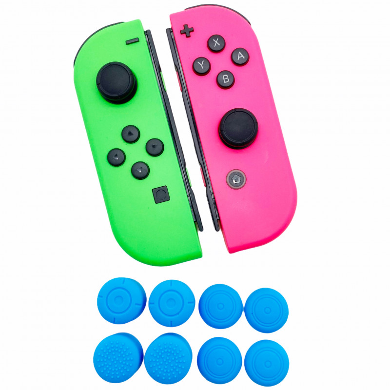 8 PACK Thumb Stick Grips Extender For Nintendo Switch Joy Con ...