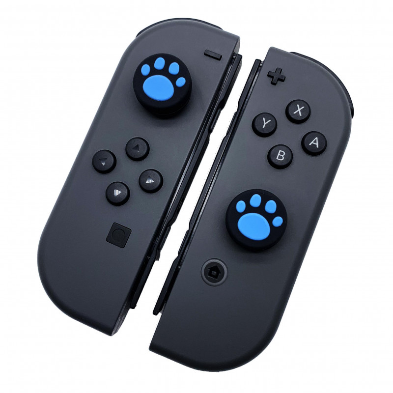 Dog Kitty Paw Thumb Stick Grips Cover For Nintendo Switch Joy Con ...